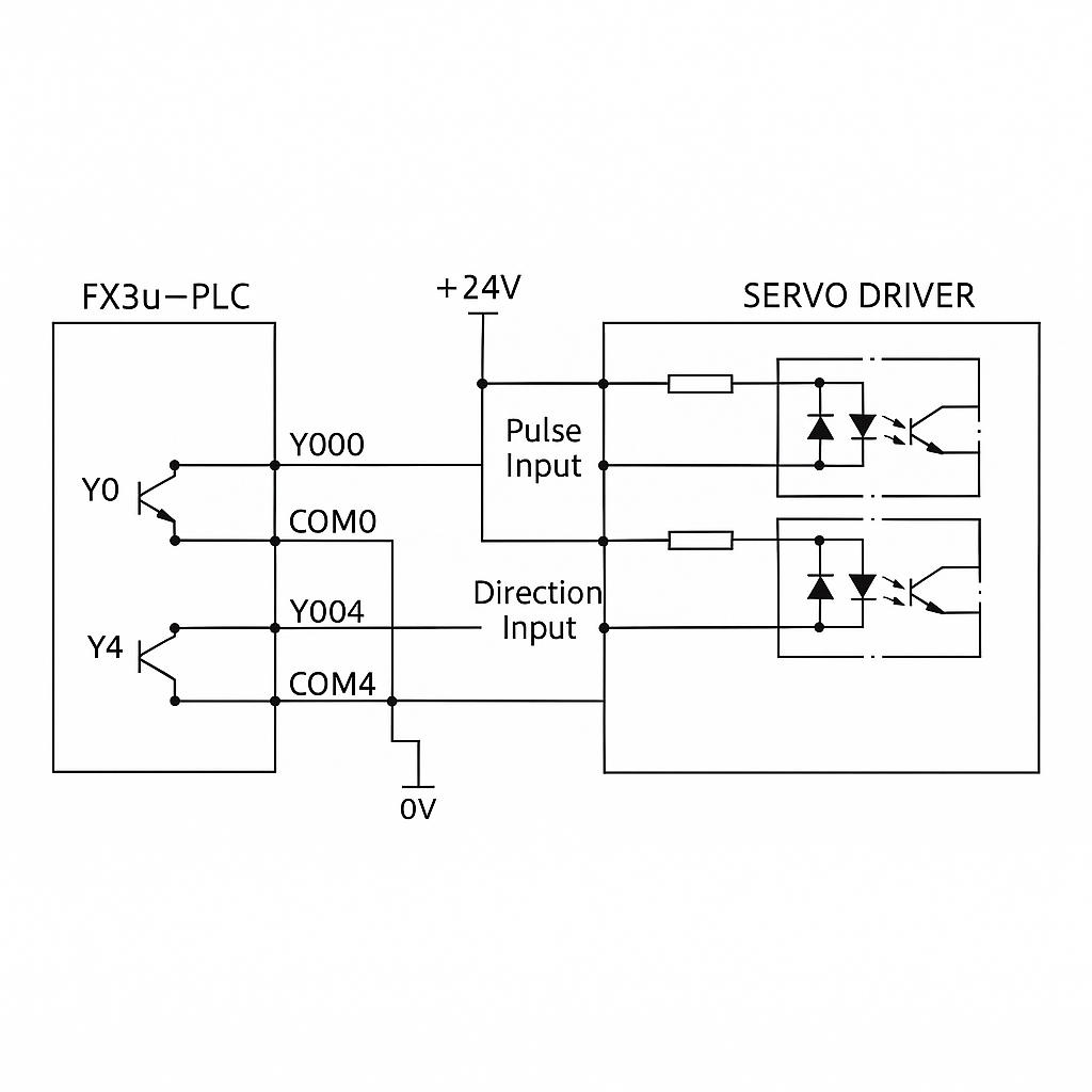 Using PLC Homing Commands for Servo Positioning